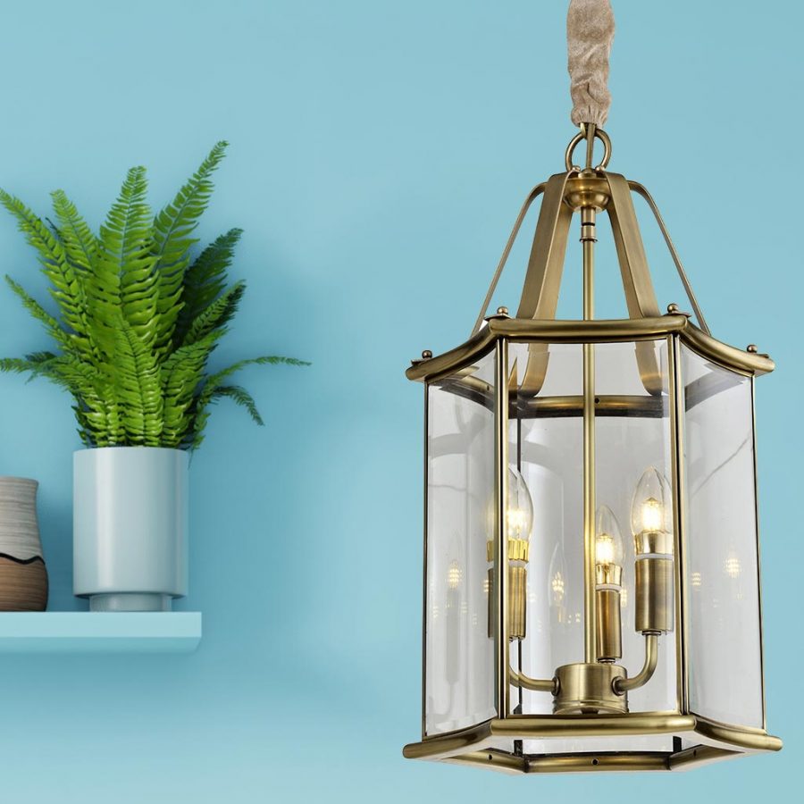 Đèn thả đồng mái vòm căn hộ cao cấp Venus 100023-03 3 Bóng Khang Dy ...