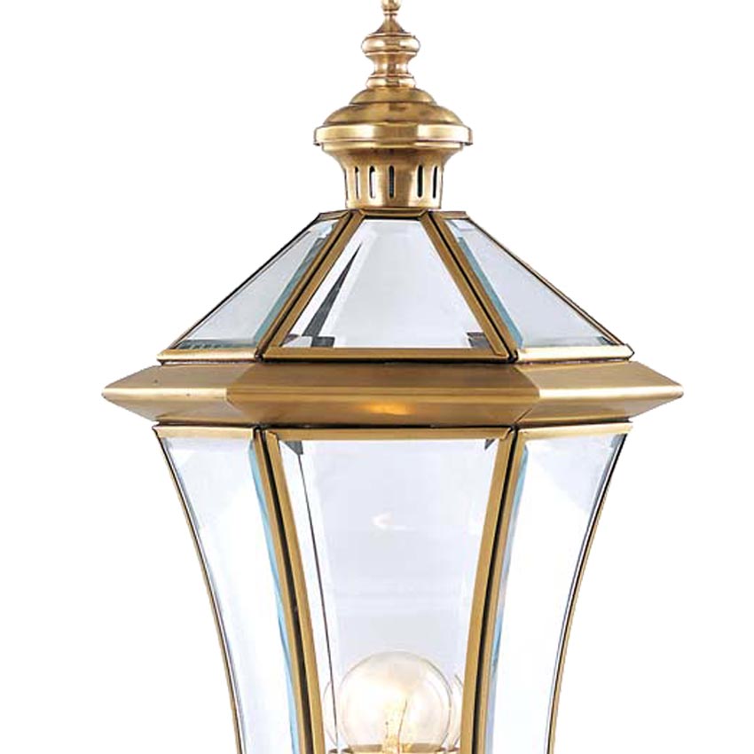 Đèn trụ cổng ngoài trời Đồng hình lập phương cổ điển Venus 500140-01 ...