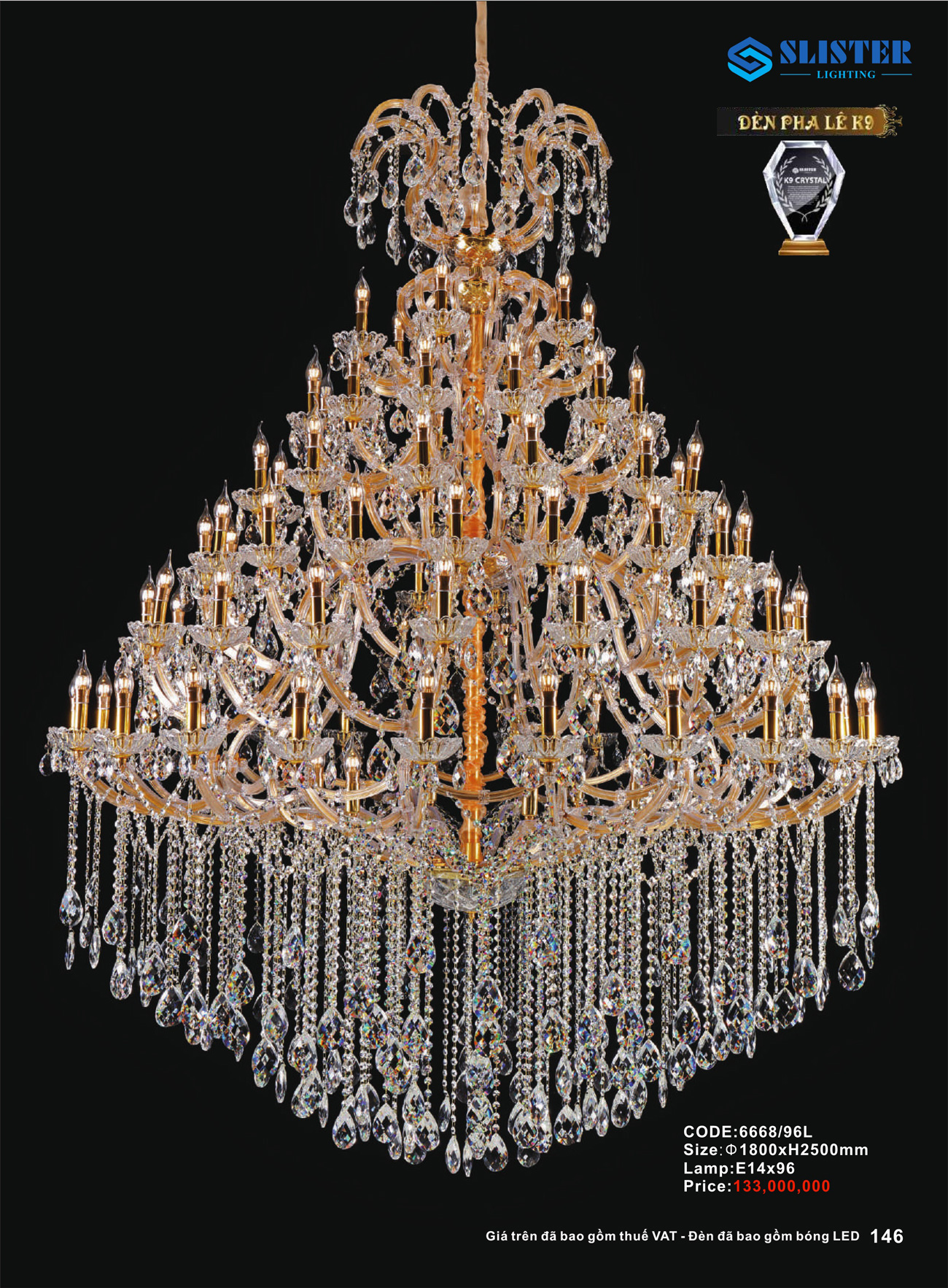 Đèn chùm pha lê Slister | Slister 2024 - 146