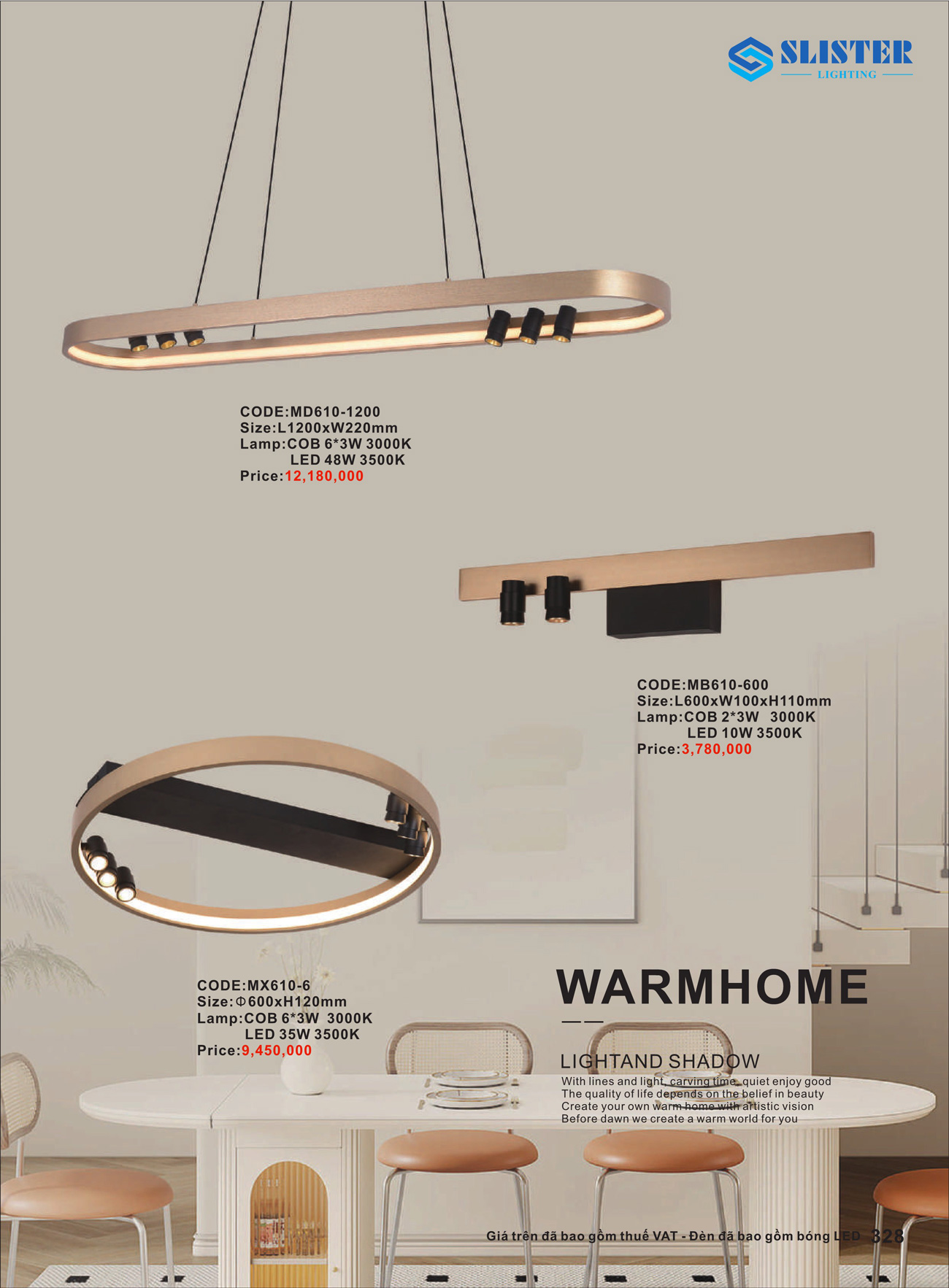 Đèn gắn trần trang trí Slister | Slister 2024 - 328-2