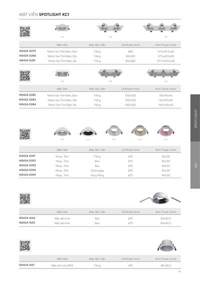 Bảng Giá Đèn LED cao cấp SIMON T09/2025 - thietbidiendgp